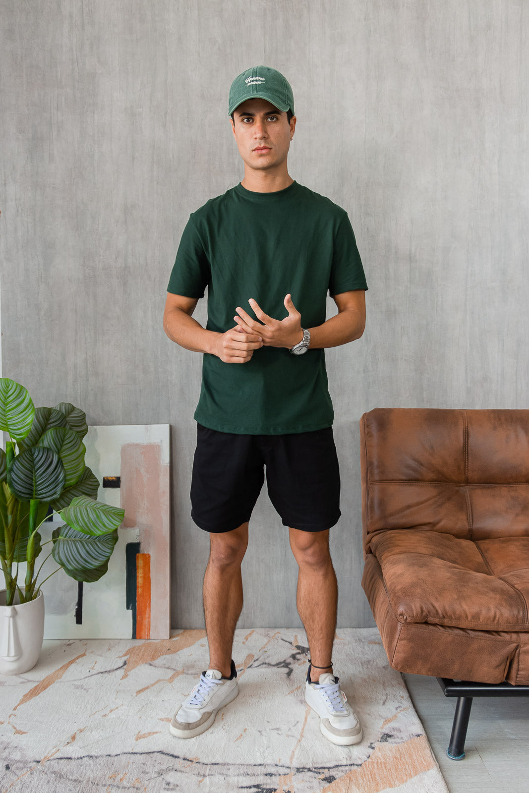 Polo Básico - Verde Botella – RENAME